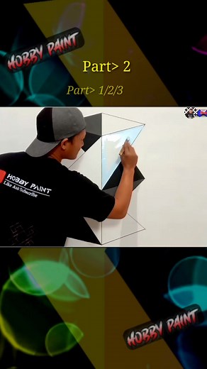 Tutorial Painting For Beginners #hobbypaint #3dwallpainting #trending