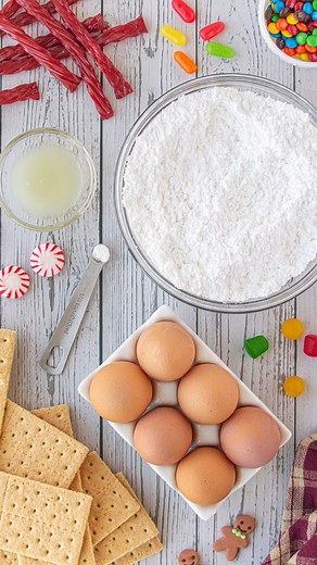 Easy graham cracker gingerbread houses are so much fun for the whole family. | Restless Chipotle