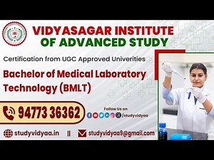 BMLT Admission | Bachelor in Medical Laboratory Technology | Vidyasagar Institute of Advanced Study