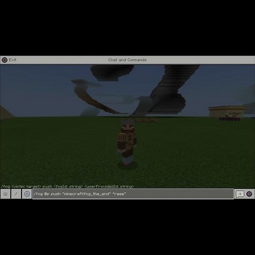 How To Use The Fog Command In Minecraft #shorts #short #youtubeshorts