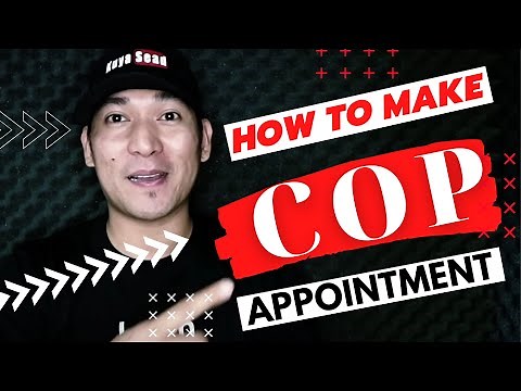 How to set your COP appointments in MISMO Vlog#024