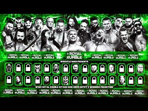 WWE Royal Rumble Riyadh 2026 Men's Entry & Winners Prediction