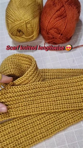 Easy Scarf Knitting Using Lengthwise Method