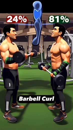 Don’t just move the weight — control it! Slow, full range curls build more tension, better muscle control & stronger biceps 💪 Fast curls only waste energy & reduce gains. Form > Ego every single time ⚡ #BarbellCurl #BicepsWorkout #FormMatters #MuscleControl #SlowAndSteady #StrengthTraining #GymTips #FitnessCoach #ArmDay #MindMuscleConnection #BicepsPump | Lakhvir Singh