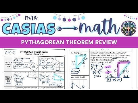 Pythagorean Theorem Review | 8th Grade Math Pre-Algebra
