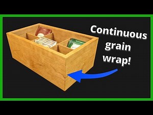 Tea Box With Continuous Grain Wrap! How do you do it??
