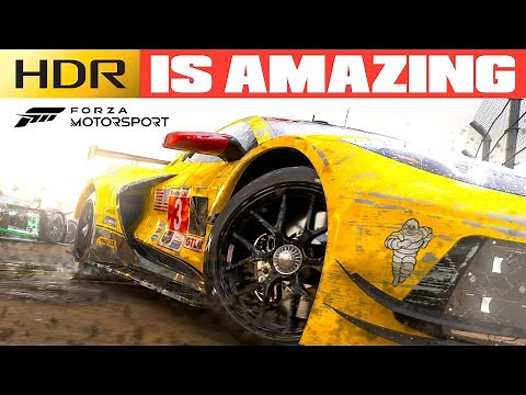Forza Motorsport - Best HDR Settings for PC & Xbox - Test on LG OLED & Samsung S95C - HDR Is Amazing