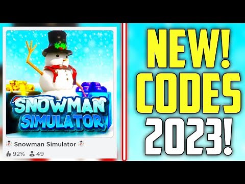 FUTURE CODES!! | *NEW* ROBLOX SNOWMAN SIMULATOR CODES 2023!