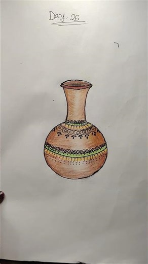 How to draw a pitcher step by step #art #drawing #sketch #viral #sketching #howtodraw #easydrawing