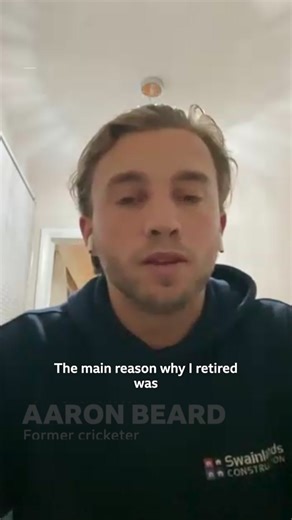 🏏 Former Essex bowler Aaron Beard on why he left the sport. https://bbc.in/4gMceY1 | BBC Essex