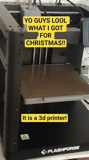 look what I got for Christmas!!! #3dprinter #christmas #music #lastchristmas #3d