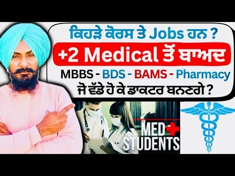Courses, Jobs & Career Options After 12th Medical | MBBS | NEET | BDS | BAMS | Professor Saab