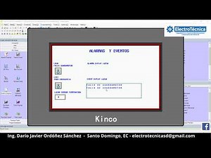 PARTE 11 HMI KINCO ALARMAS Y EVENTOS , MACROS , TIMMER