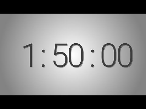 110 Minutes countdown (1hr 50min) Timer - Beep at the end | Simple Timer (one hundred ten min)