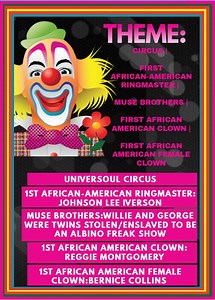 K-5th THEME: CIRCUS | FIRST BLACK-MALE CLOWN/FEMALE CLOWN/RINGMASTER | MUSE BROTHERS | UNIVERSOUL, IPlanets Academy: Private K-5 Hybrid Homeschool & Summertime Learning, Braselton, 3 March 2023