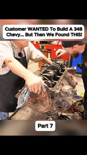 Jims's Automotive Machine on Instagram: "Customer WANTED To Build A 348 Chevy... But Then We Found THIS!#mechanics #error404 #error #autorepa"