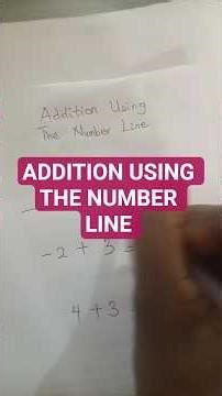 adding numbers using the number line #mathshorts #maths #easylearning #education #stem