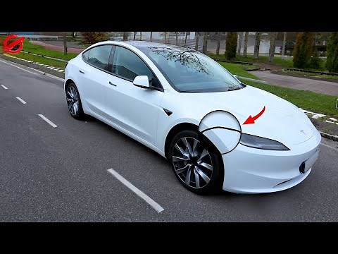 Panel Gaps Tesla Model 3 2024 highland - A Close-Up Look!