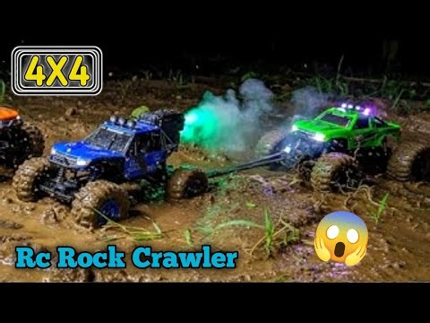 Powerful Remote Control Moster RC Car OffRoading & Mud Testing || Rc Rock Crawler 4x4