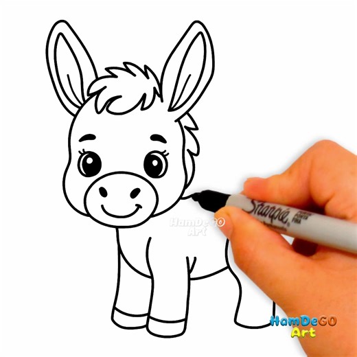 🌟 Cute and Easy Animal Drawings for Beginners, Step by Step! 😍😍😍 #art #easydrawings #easydraw #drawing #drawings #howtodraw #learnhowtodraw #viralvideos #Awesome #beautiful #viral #easydraw #PRINCIPIANTS #videostutorial #howtodraw #bull #donkey #bird #dog #cat #rooster #monkey #easydrawing #creative #educationalvideos #drawingforbeginners #satisfying #cartoon #fyp #sketch #sketchbook #fblifestyle | Hamdego Art