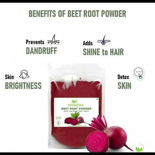 How to use beet root powder | Bright skin | Dandruff free hair