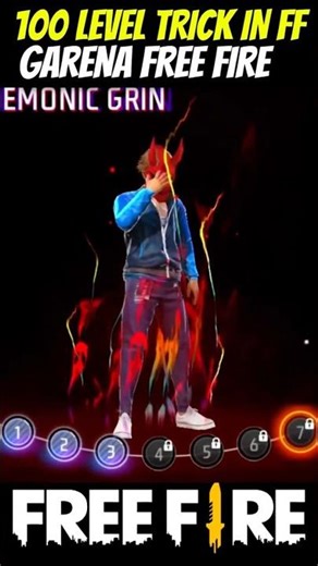 FREE FIRE 100 Level Trick in Garena? #riastar