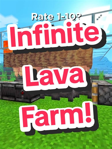 Create an Infinite Lava Farm in Minecraft
