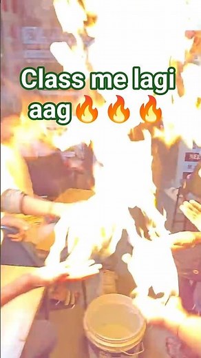 #Class me lagi aag #butane fire #chemistry #fireinclass #experiment #arastucoaching #science