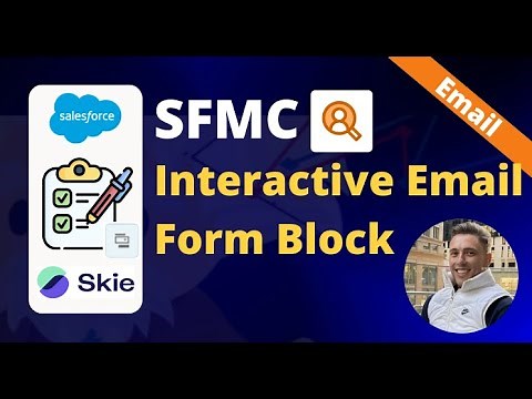 Marketing Cloud | How to embed Forms into Email Templates using Interactive Email Form Block