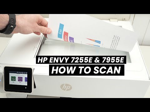 How to Scan With the HP ENVY Inspire 7255e & 7955e Printer