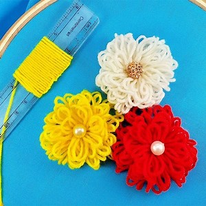 345K views · 1.7K reactions | Hand Embroidery Amazing Trick | Flowers Embroidery Tricks Via Cherry Blossom | Dian Embroidery | Facebook