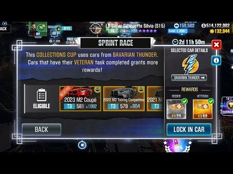 CSR2 | COLLECTIONS CUP | Sprint Race | BMW Bavarian Thunder | Entire Event Live |