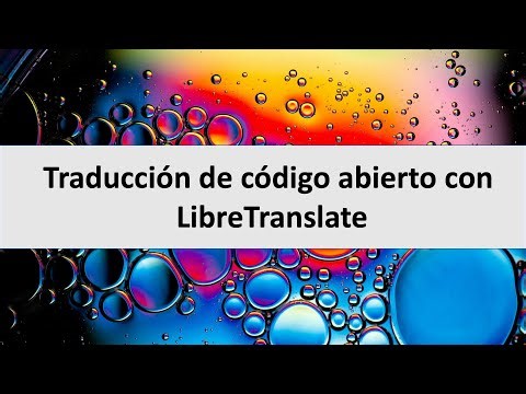 Traducción de código abierto con LibreTranslate