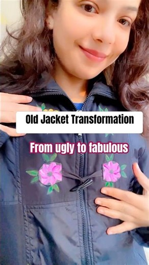 Old Jacket Transformation 🎀 #oldtonew #makeover