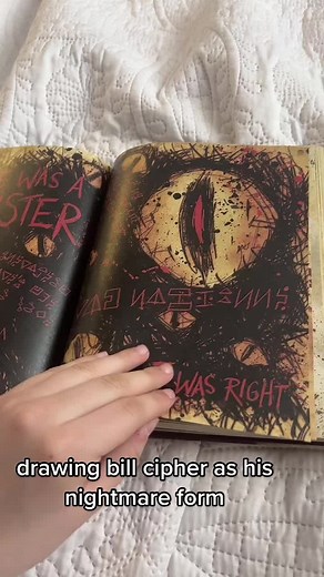 Gravity Falls Bill Cipher Fanart: Drawing Nightmare Form