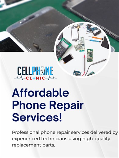 Why replace when you can repair? 💸 At Cellphone Clinic, we fix phones fast, affordable, and professional! Same-day service available ⚡ Stop by any of our Louisville locations today! 📍 3333 Bardstown Rd #6 | 4505 Dixie Hwy | 2210 Hikes Lane 📞 Call: (502) 520-7070 | 502-449-1515 . . . . #CellphoneClinic #LouisvilleKY #PhoneRepairLouisville #AffordablePhoneRepair #CrackedScreenFix #SameDayRepair #LocalBusiness #LouisvilleBusiness #TechRepair #SmartphoneRepair #RepairNotReplace #SupportLocal