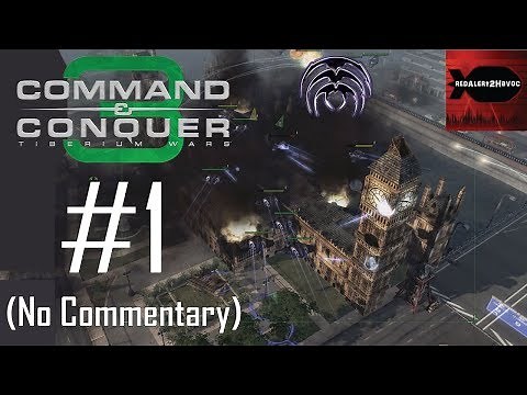 Command & Conquer 3: Tiberium Wars - Scrin Campaign Playthrough Part 1 (London, No Commentary)