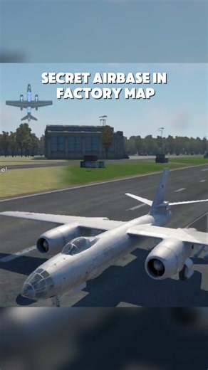 Landing on Secret Airbase in Factory Map