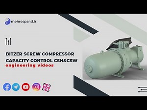 bitzer screw compressor capacity control CSH&CSW (screw compressor loading unloading)