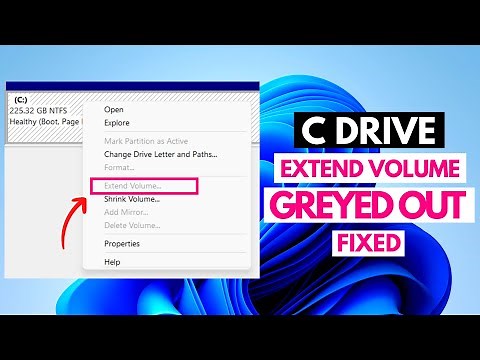 💥Fixed! C Drive Extend Volume Greyed Out in Windows 11, 10 - 100% Working