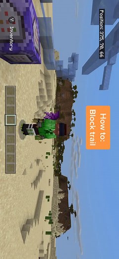 How to: Block Trail #minecraftcommands #minecraftcommandblock #minecraft #minecrafthacks #minecraftvideogame #game #gamer #videogames #videogame