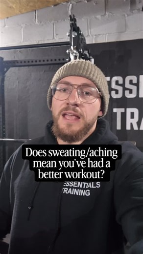 Heres how to REALLY measure your progress… Sometimes it’s great to chase endorphins, get a little sweaty and push yourself, But remember we want to make you to feel more capable and not exhausted, Better ways to measure your progress would be, Have I lifted more reps? Have I lifted more weight? Have I reduced my rest period? Am I moving with better technique? Train with structure, not chaos 🙏🏼 | Essentials Training