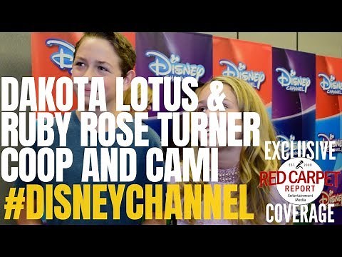 Dakota Lotus & Ruby Rose Turner interview at Disney Channel's Fall Preview #CoopandCami
