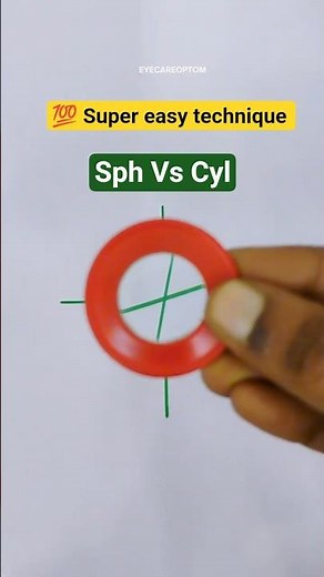 Spherical Vs Cylinder | How to differentiate? #optometry #lens #glass