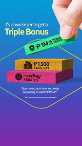 We’ve made it easier for you to unlock a Triple Bonus when you open...