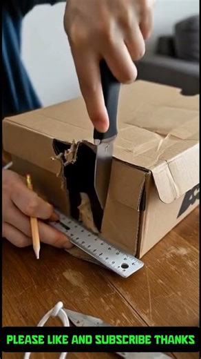 Stop Cable Mess! DIY Hidden Charging Station from Shoe Box