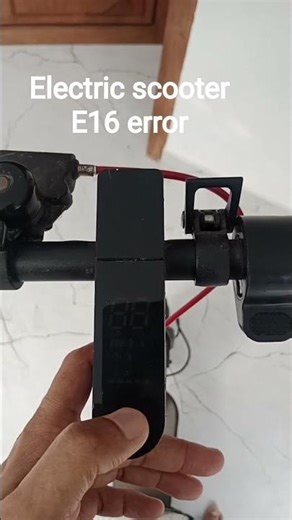 Electric scooter E16 error