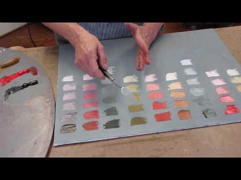 Creating a Color Chart using The Zorn Palette - Robin Wellner