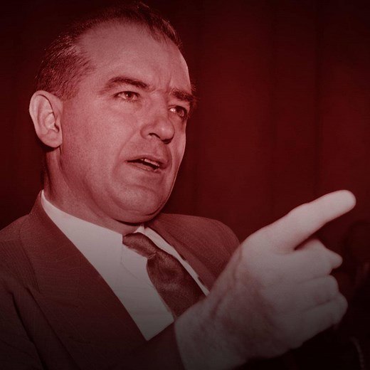 Before his name became synonymous with political witch hunts, Joseph McCarthy was simply a senator from Wisconsin. Tune in or stream MCCARTHY from American Experience | PBS tonight at 9pm → pbs.org/wgbh/americanexperience/films/mccarthy | GBH