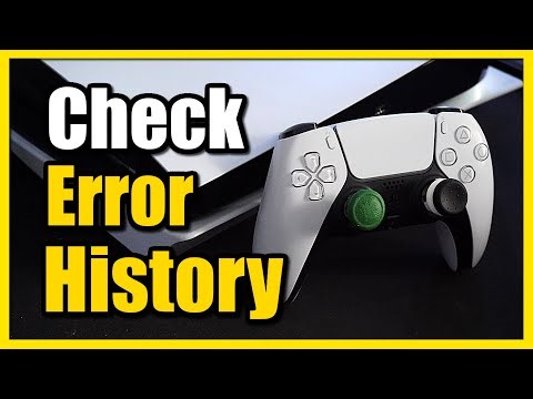 How to View All your ERROR Codes & Problems on PS5 Console (Quick Method)